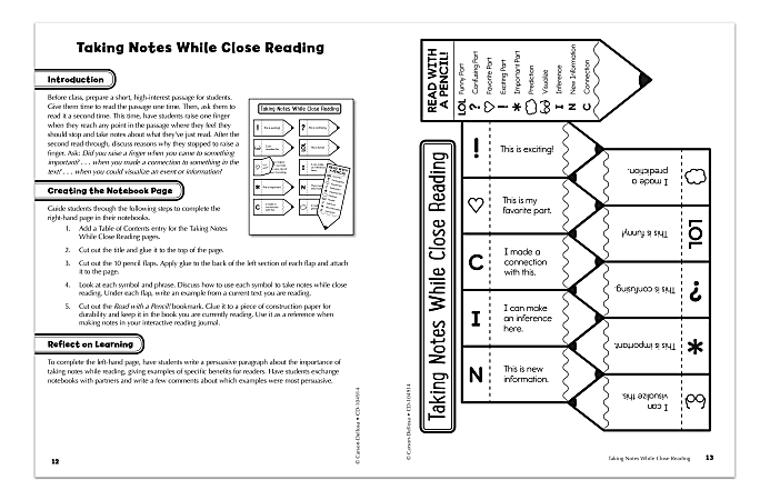 Carson Dellosa Interactive Language Arts Notebook Grade 7 - Office Depot