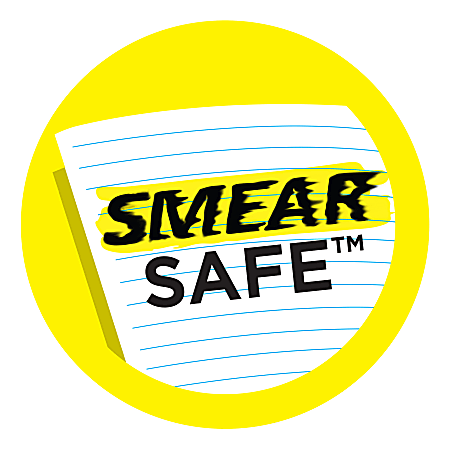 Avery Hi Liter SmearSafe Highlighters Chisel Tip Desk Style Yellow Pack ...