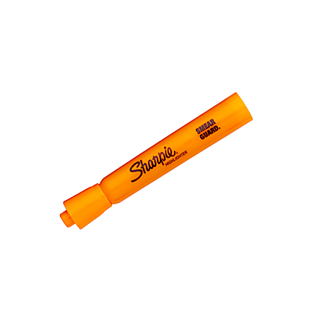 Sharpie Tank Style Highlighters Chisel Tip Fluorescent Orange Box of 12 ...