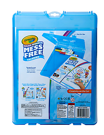 Crayola Color Wonder Stow Go Studio Coloring Kit Assorted Colors ...