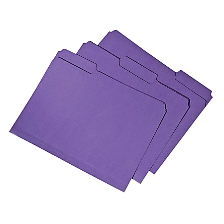SKILCRAFT File Folders Purple AbilityOne 7530 01 566 4133 Box Of 100 ...