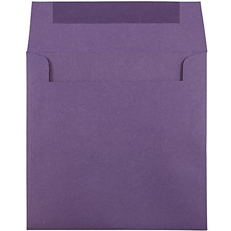 JAM Paper Color Square Invitation Envelopes 8 12 x 8 12 Gummed Seal ...