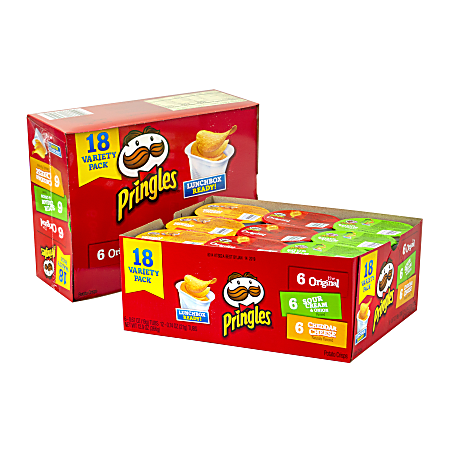 Pringles Variety Pack Box Of 36 - Office Depot