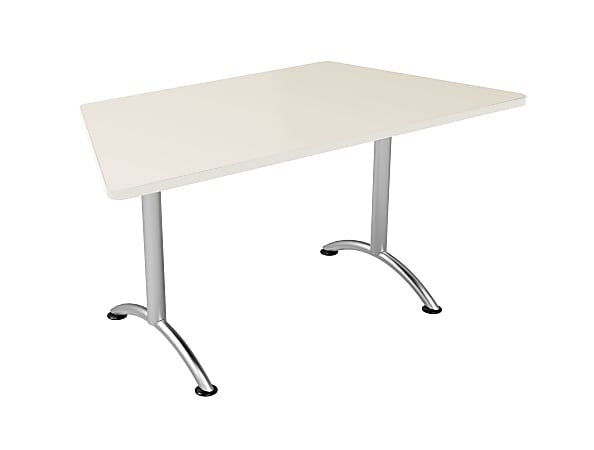 WorkPro Flex Collection Trapezoid Table Top Gray - Office Depot
