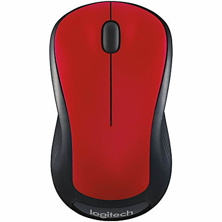 Logitech M310 Wireless Optical Mouse Red - Office Depot