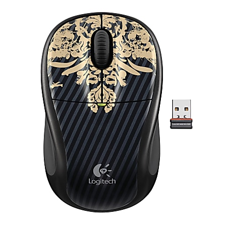 Logitech M305 Wireless Mouse victorian wallpaper - Office Depot