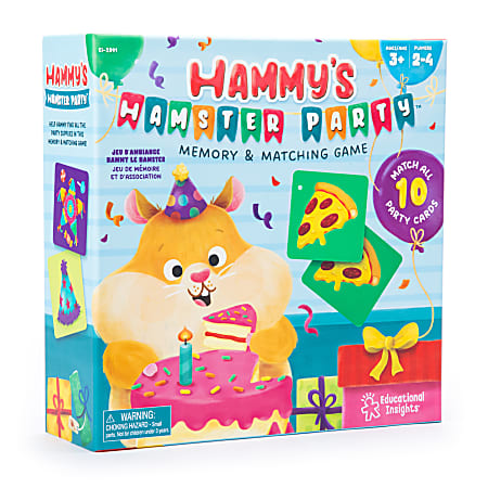 Educational Insights Hammys Hamster Party Game - Office Depot