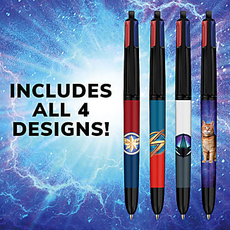 BIC 4 Color Marvel Studios The Marvels Edition Retractable Ballpoint ...