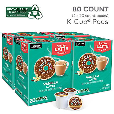 The Original Donut Shop One Step Vanilla Latte Keurig Single Serve ...