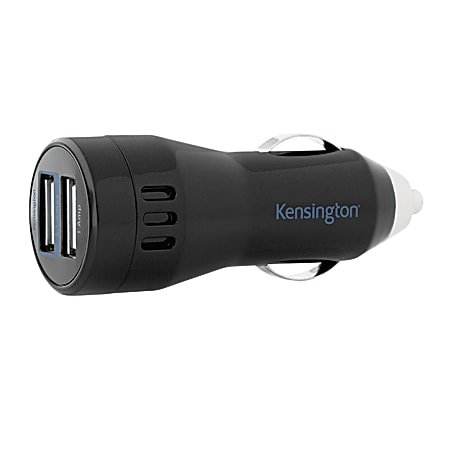 Kensington PowerBolt Dual Port Fast Charger With Detachable Lightning ...