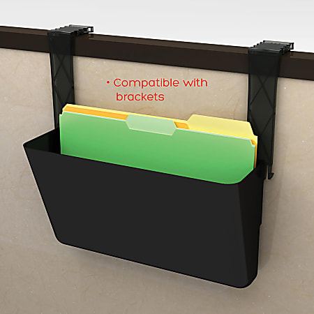 Deflecto DocuPocket Letter Size Wall File 7 H x 13 W x 4 D 50percent ...