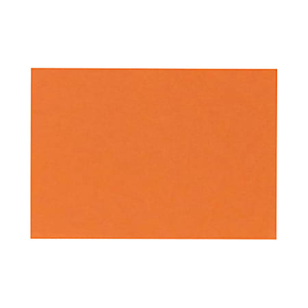 LUX Mini Flat Cards 17 2 916 x 3 916 Mandarin Orange Pack Of 500 ...