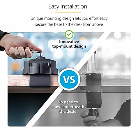 StarTech.com Desk Mount Monitor Arm with 2x USB 3.0 ports Full Motion ...