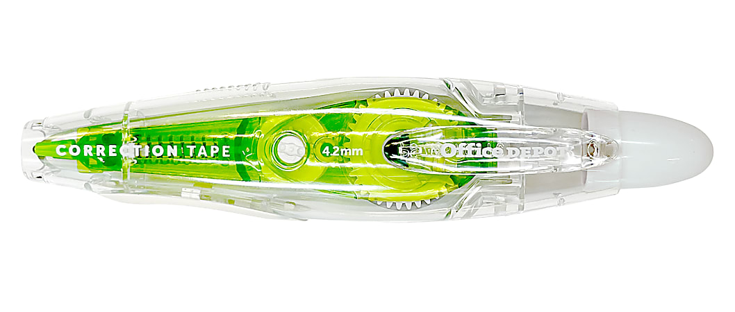 Office Depot Brand Correction Tape Pen Opaque White - Office Depot