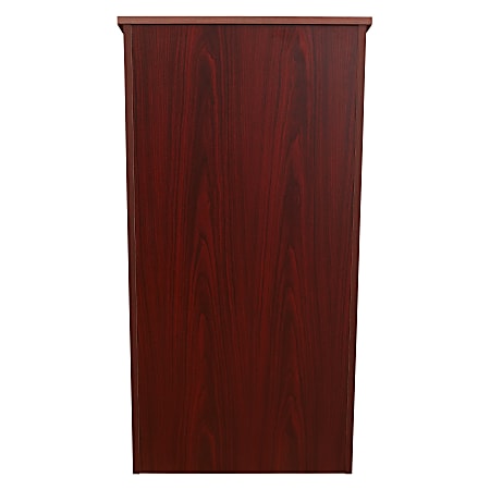 Oklahoma Sound Full Floor Lectern Mahogany - Office Depot