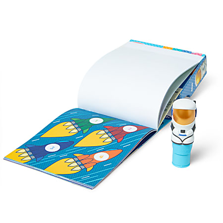 Melissa Doug Sticker WOW Activity Pad Set Astronaut 300 Stickers Per ...