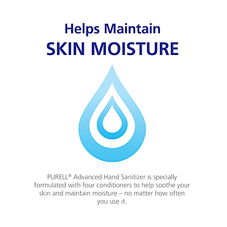 PURELL Advanced Hand Sanitizer Gel Refill 33.8 oz 1000 mL Refill Case ...