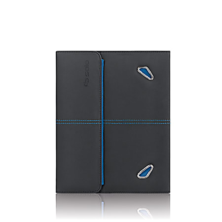 Solo New York Tech Booklet Case For Apple iPad 234 BlackBlue - Office Depot