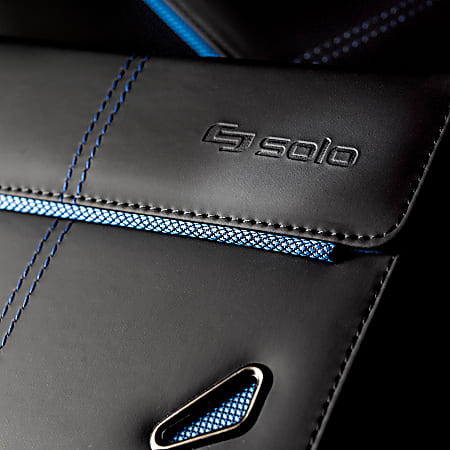 Solo New York Tech Booklet Case For Apple iPad 234 BlackBlue - Office Depot