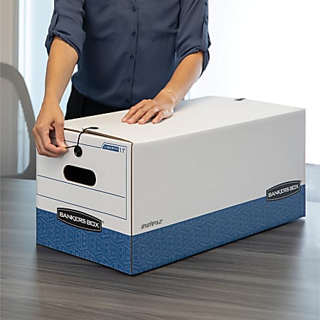 Bankers Box Liberty Specialty Size Standard Duty Storage Boxes 4 14 x 9 ...