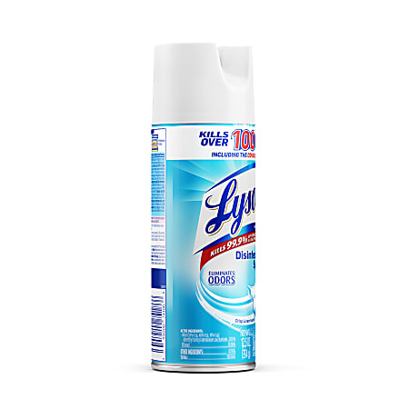 Lysol Disinfectant Spray Crisp Linen Scent 12.5 Oz Bottle - Office Depot