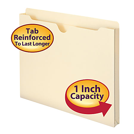 Smead Expanding Reinforced Top Tab File Jackets 1 Expansion Letter Size ...