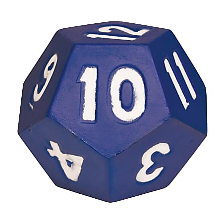 Learning Advantage 12 Sided Die Demonstration Size Pack Of 3 - Office Depot