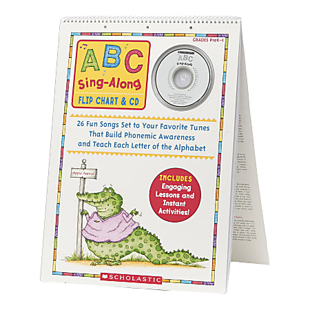 Scholastic ABC Sing Along Flip Chart ThemeSubject Learning Skill ...