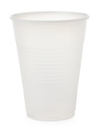 Medline Disposable Cold Plastic Drinking Cups 9 Oz Transparent 100 Cups ...