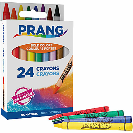 Prang® Soy Crayons, Tuck Box, Box Of 24