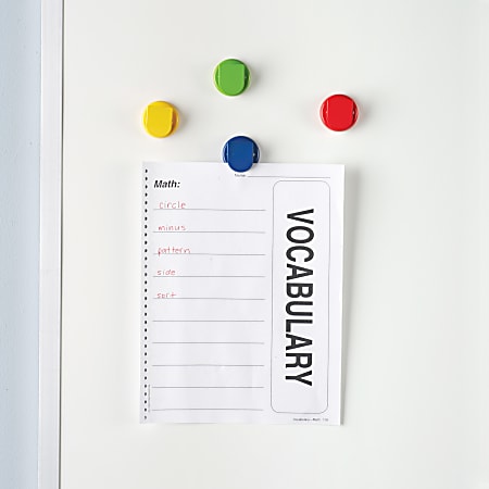 Learning Resources Super Strong Magnetic Clips 1 12 50 Pages Assorted ...