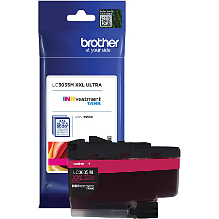 Brother LC3035 INKvestment Magenta Extra High Yield Ink Tank LC3035M ...