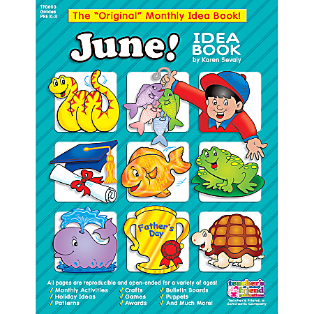 Scholastic June Monthly Idea Book - Office Depot