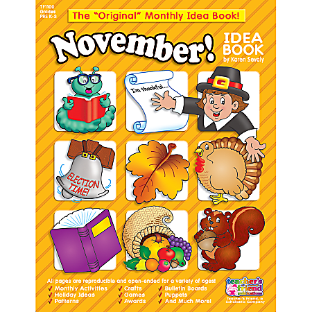 Scholastic November Monthly Idea Book - Office Depot
