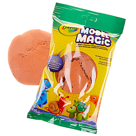 Crayola Model Magic Modeling Compound 4 oz. Terra Cotta Set Of 6 Packs ...