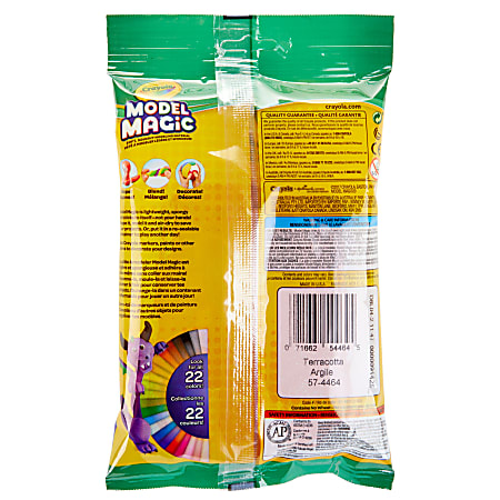 Crayola Model Magic Modeling Compound 4 oz. Terra Cotta Set Of 6 Packs ...