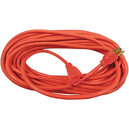 Compucessory Heavy duty IndoorOutdoor Extsn Cord 16 Gauge 125 V DC 13 A ...