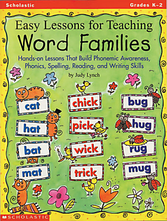 Scholastic Easy Lessons For Teaching Word Families - Office Depot