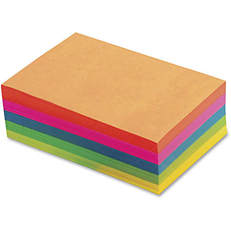 TOPS Fluorescent Memo Sheets 500 Sheets 20 lb Basis Weight 4 x 6 ...