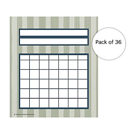 Teacher Created Resources Incentive Charts 5 14 x 6 Classroom Cottage ...