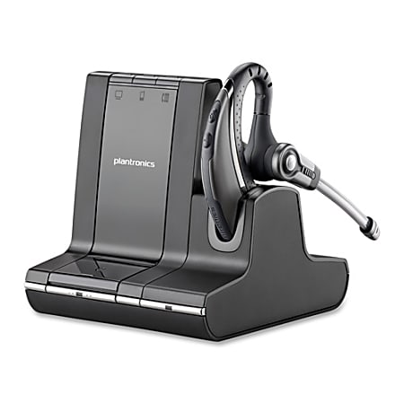 Plantronics Wireless Over the Ear Headset Monaural 27 g BlackSilver ...