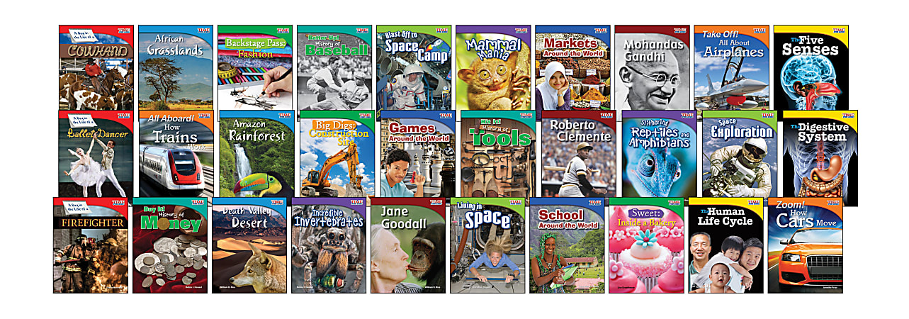 Teacher Created Materials TIME FOR KIDS Nonfiction Book Set Set Of 30 ...