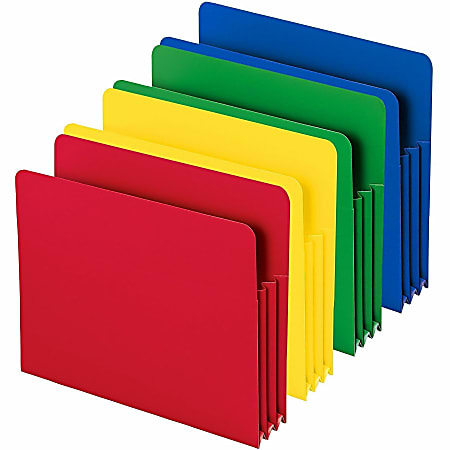 Smead Poly Expanding File Pockets 3 12 Expansion Assorted Colors No ...