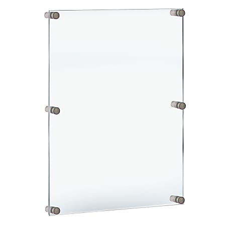 Azar Displays Graphic Size Acrylic VerticalHorizontal Standoff Sign ...