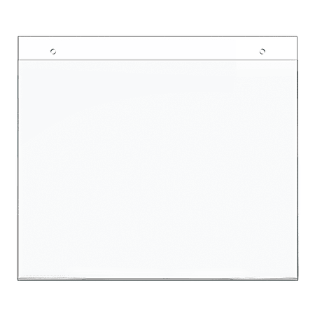 Office Depot Brand Wall Sign Holder Horizontal 8 12 H x 11 W Clear ...