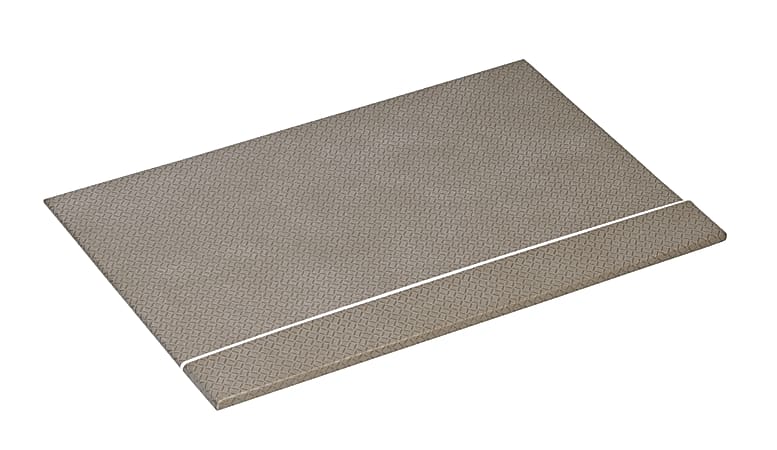 Realspace™ Fabric Desk Pad, 17" x 11", Gray