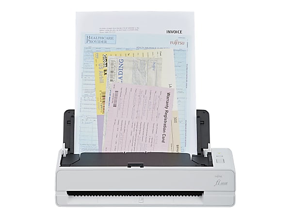 Fujitsu fi 800R Ultra Compact Color Duplex Document Scanner with Dual ...
