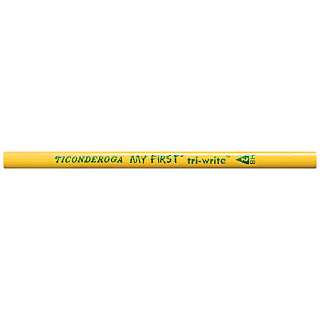 Ticonderoga Tri Write Beginners Pencils 2 Lead Soft Pack of 36 - Office ...
