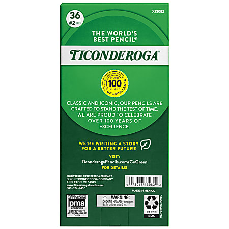 Ticonderoga My First Tri Write Triangular No. 2 Pencils 2 Lead Soft ...