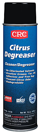CRC Citrus Degreaser 20 Oz Can Case Of 12 - Office Depot